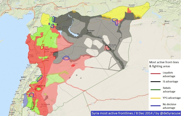 Δείτε πώς είναι μοιρασμένη η Συρία σήμερα (χάρτης) | Tribune.gr